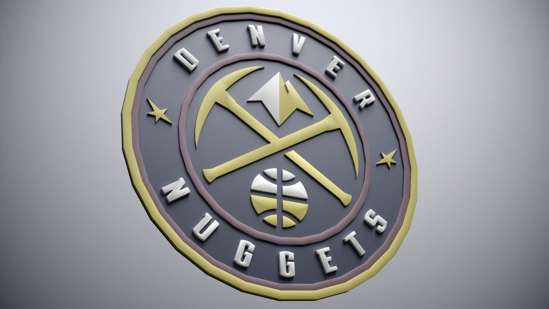 3D Model Denver Team Logo Printable And Renderable - TurboSquid 2222698