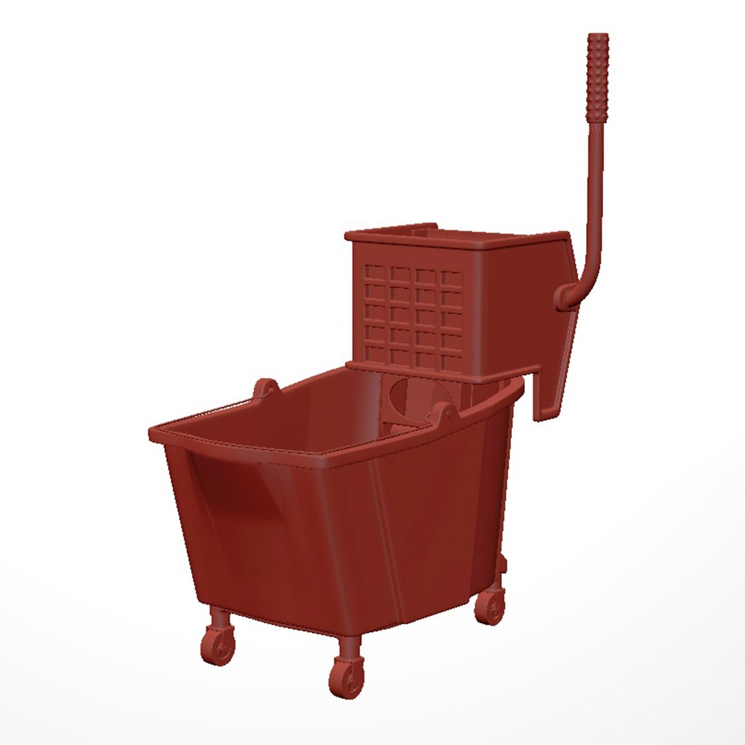 3D realistic bucket mop model - TurboSquid 1199966