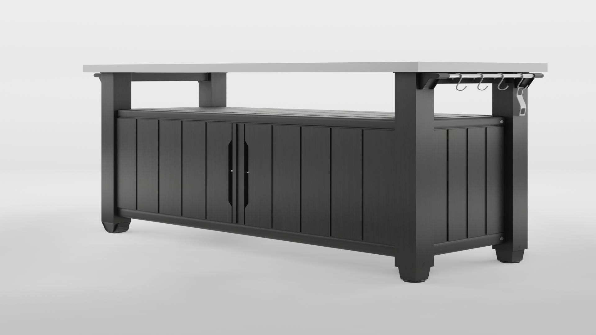 3D Grillbord Unity Barbecue And Grill 3D Model - TurboSquid 2218041