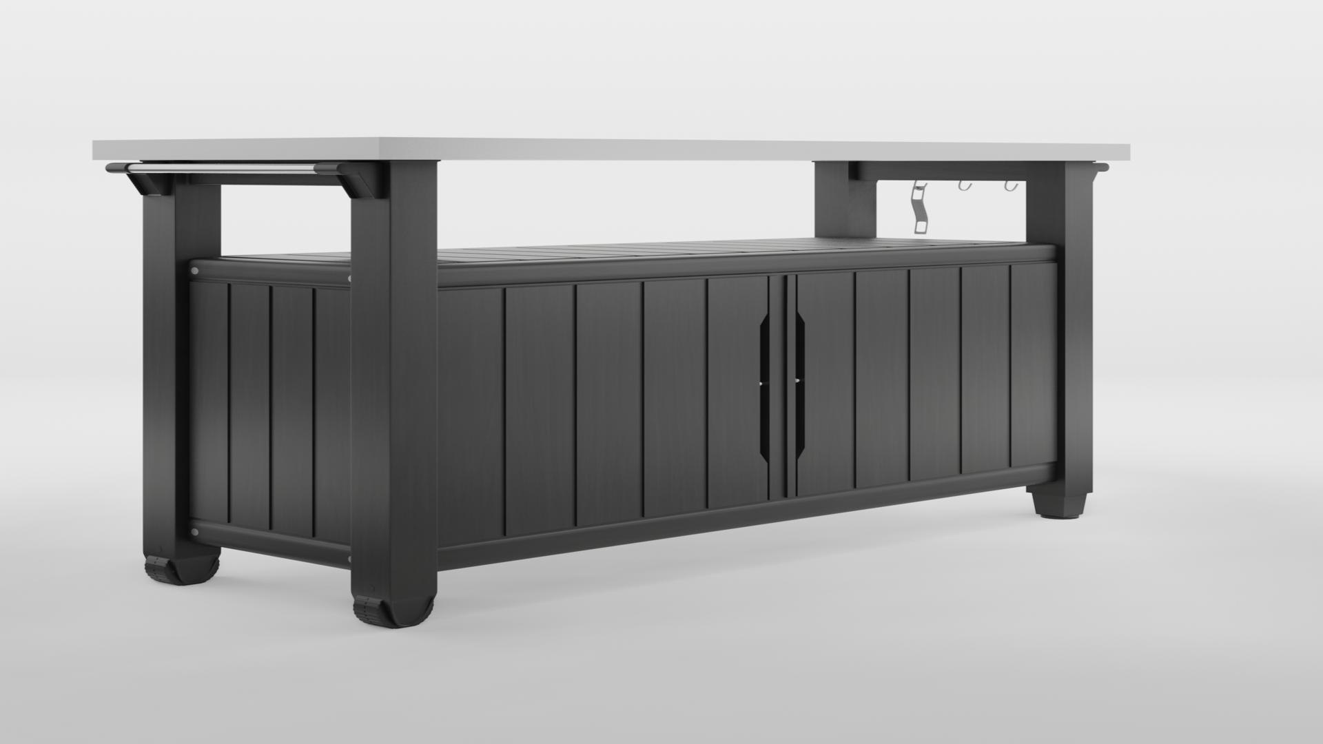 3D Grillbord Unity Barbecue And Grill 3D Model - TurboSquid 2218041