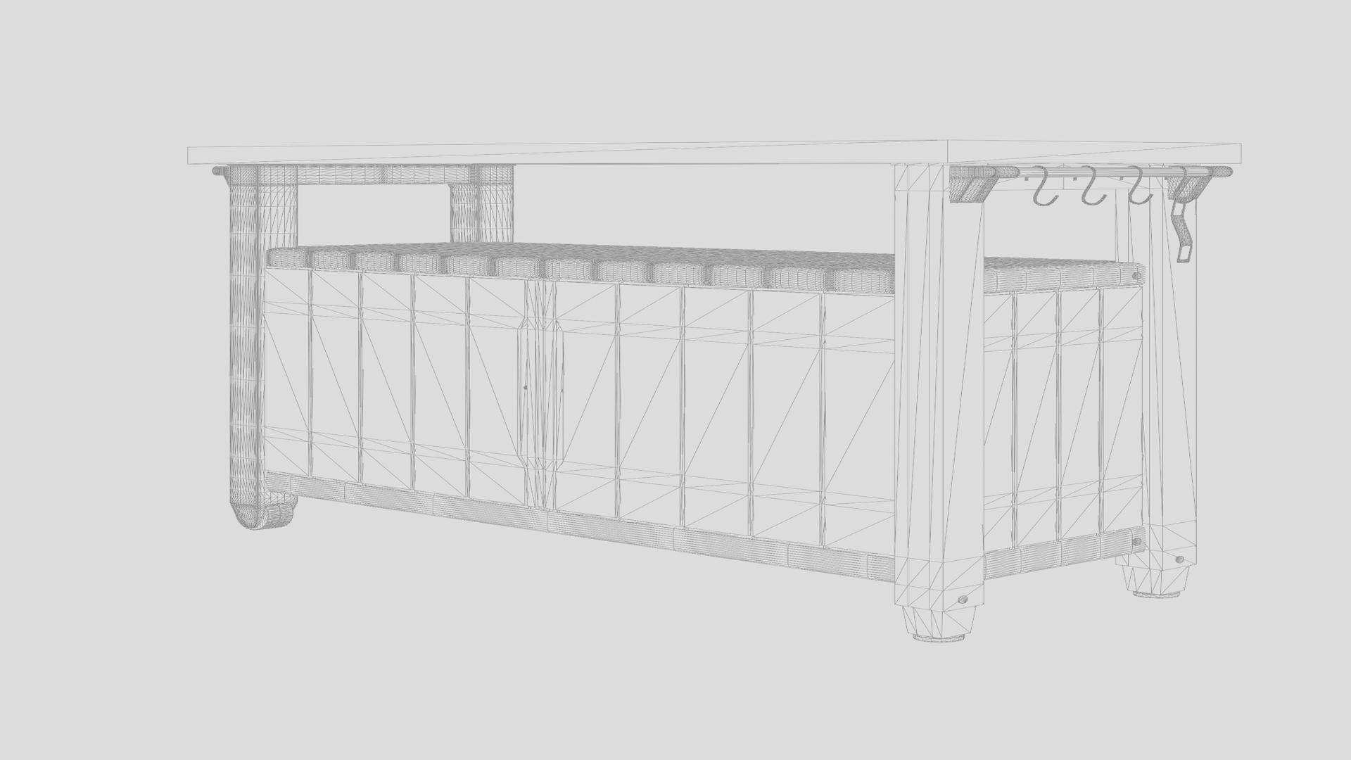 3D Grillbord Unity Barbecue And Grill 3D Model - TurboSquid 2218041