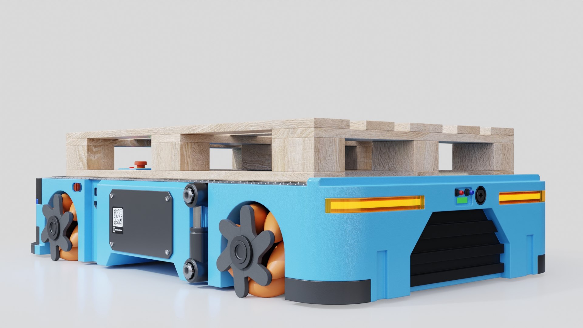 3D Model Pallet lifter AGV 2 - TurboSquid 1809742