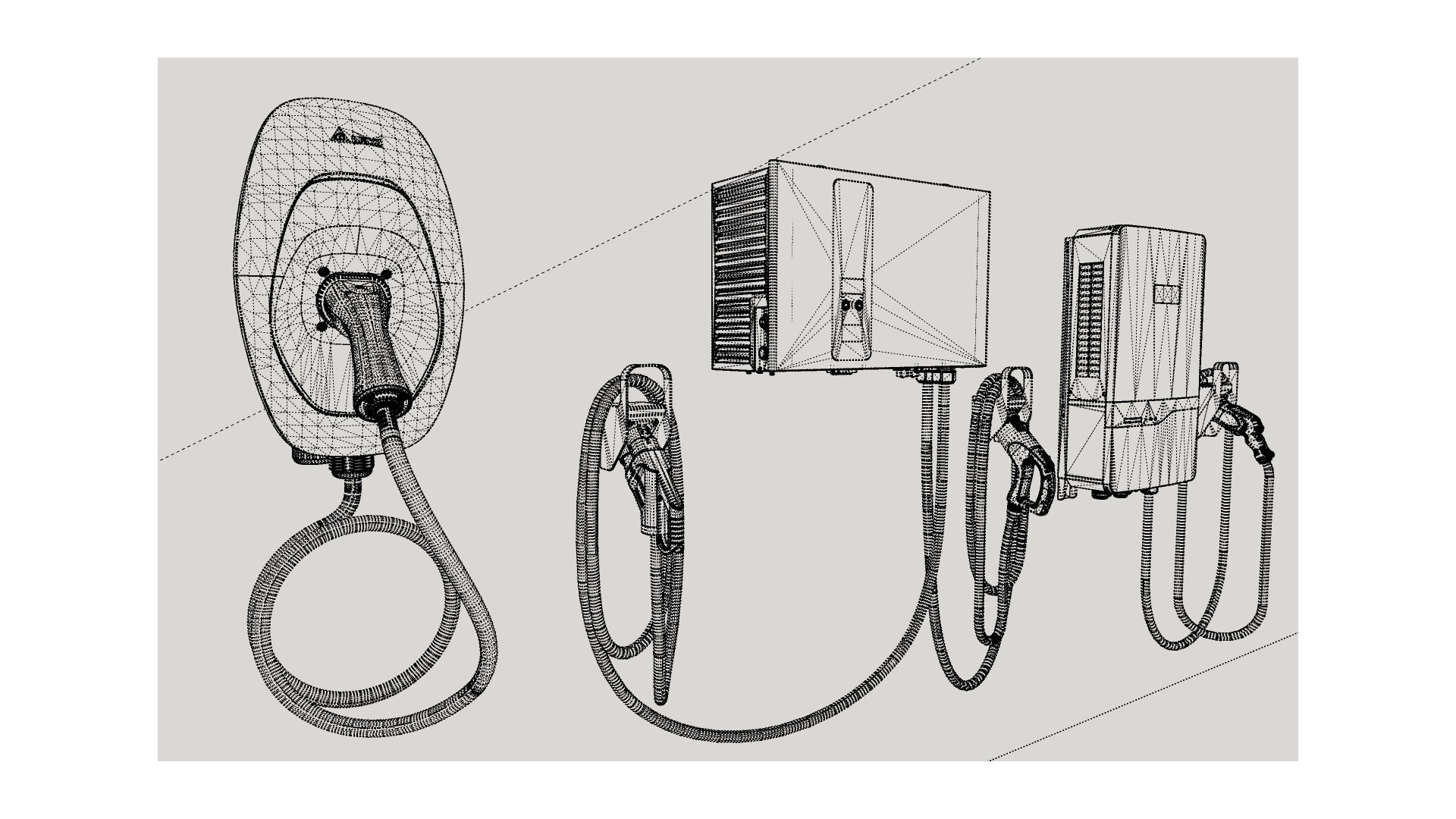 Electric Vehicle Chargers -A1 3D Model - TurboSquid 2202804