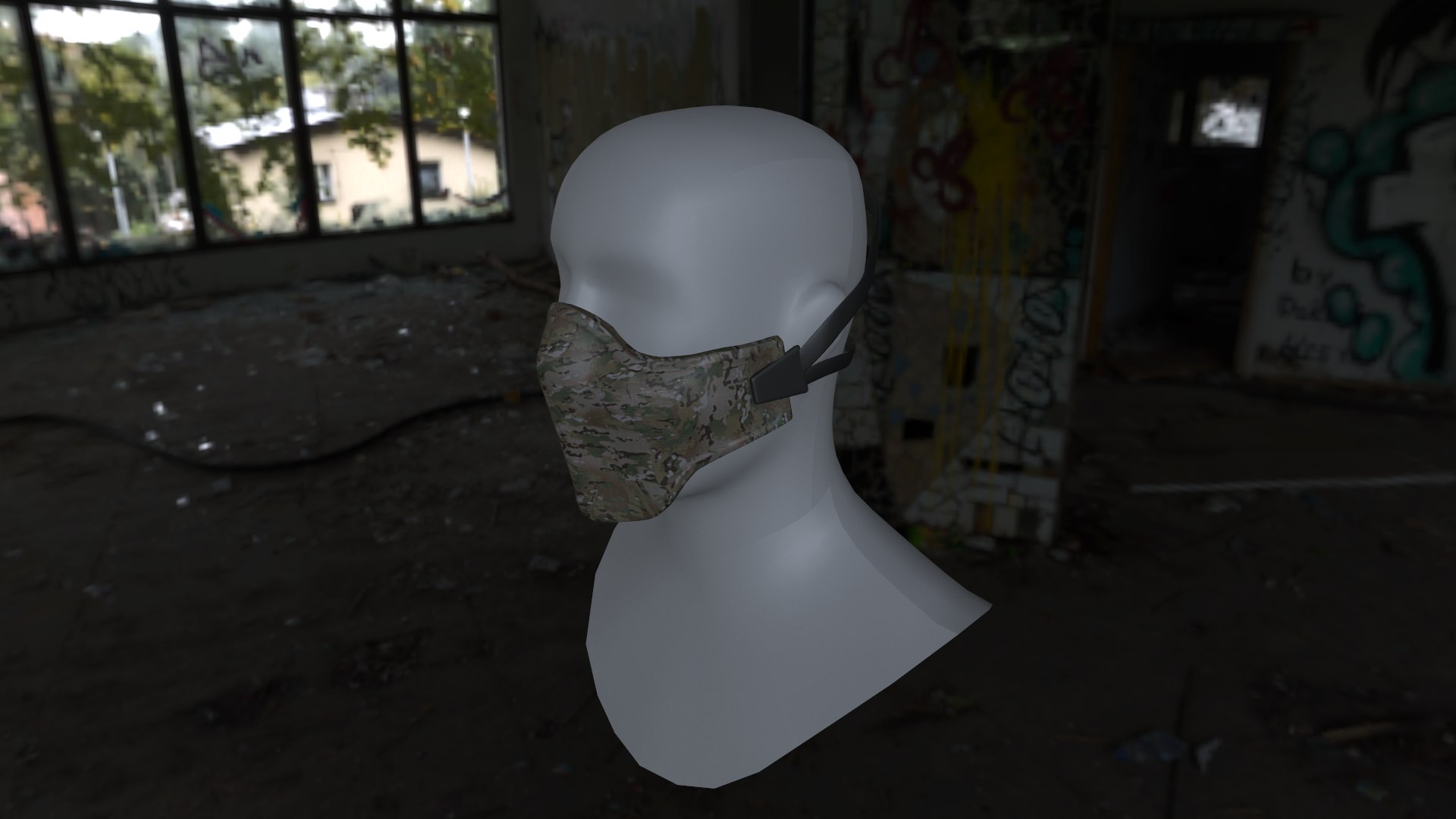 Tactical Mask Model - TurboSquid 1292920