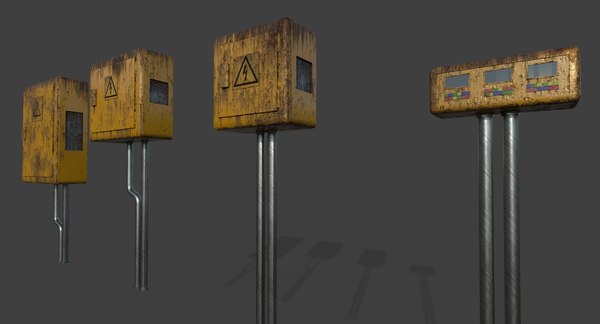 3D rusty panels model - TurboSquid 1283864