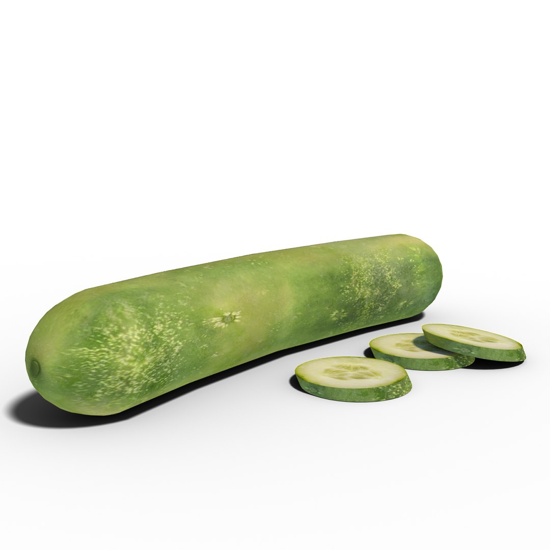 3D Cucumber - TurboSquid 2084629