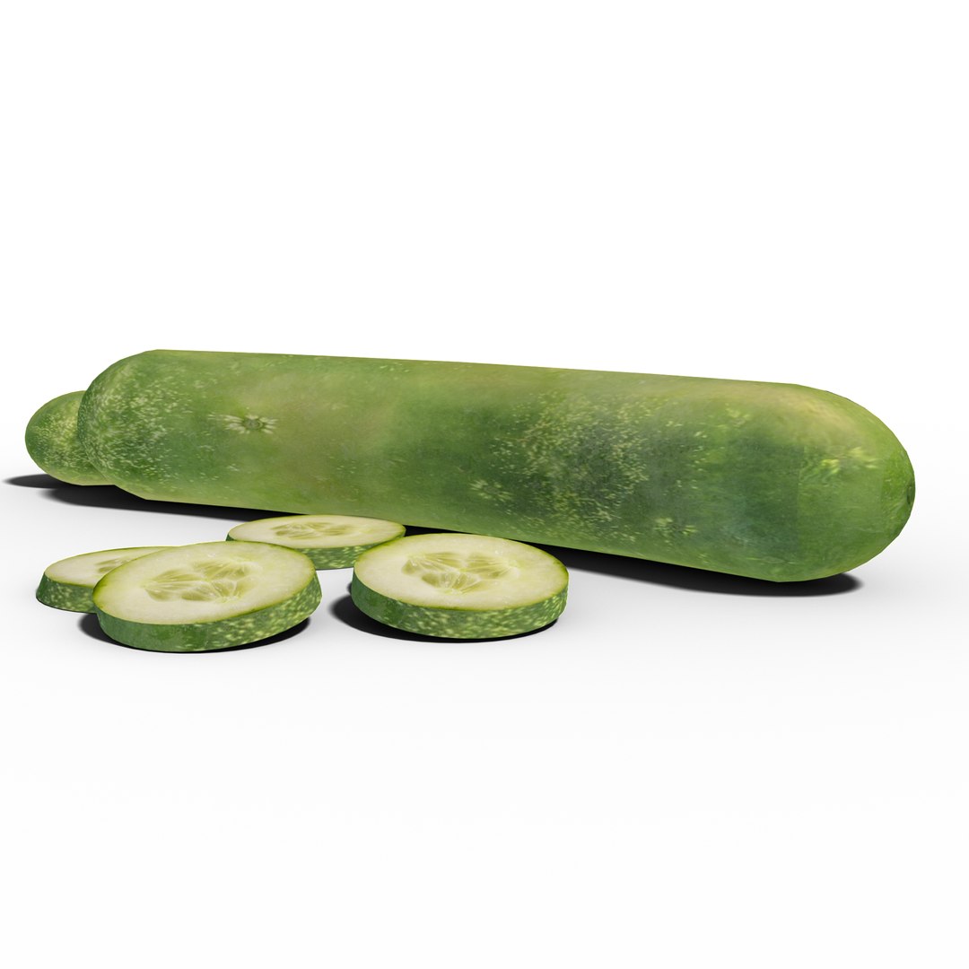 3D Cucumber - TurboSquid 2084629