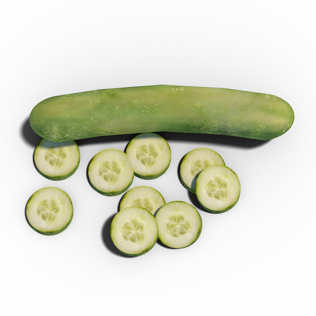 3D Cucumber - TurboSquid 2084629