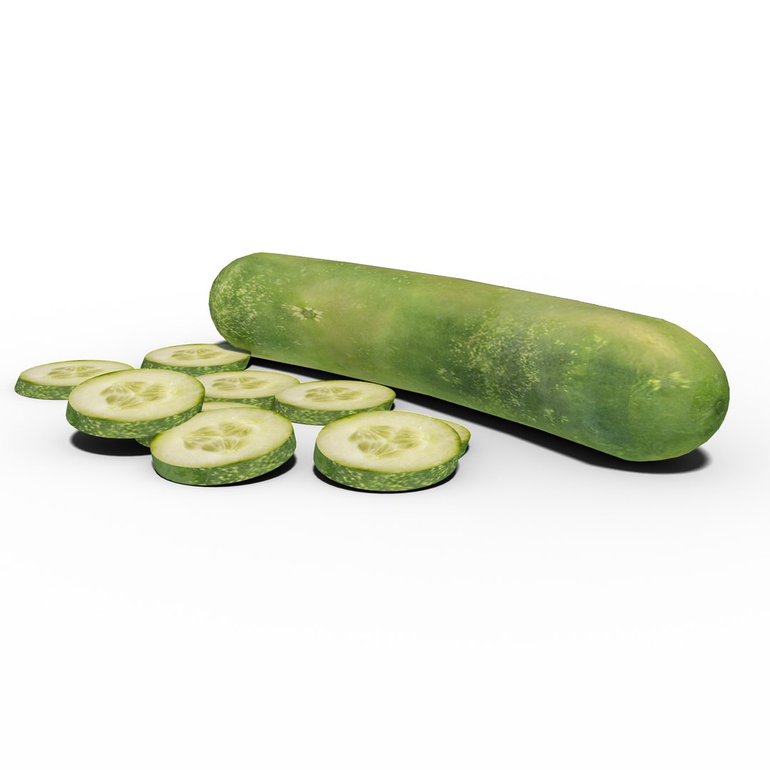 3D Cucumber - TurboSquid 2084629