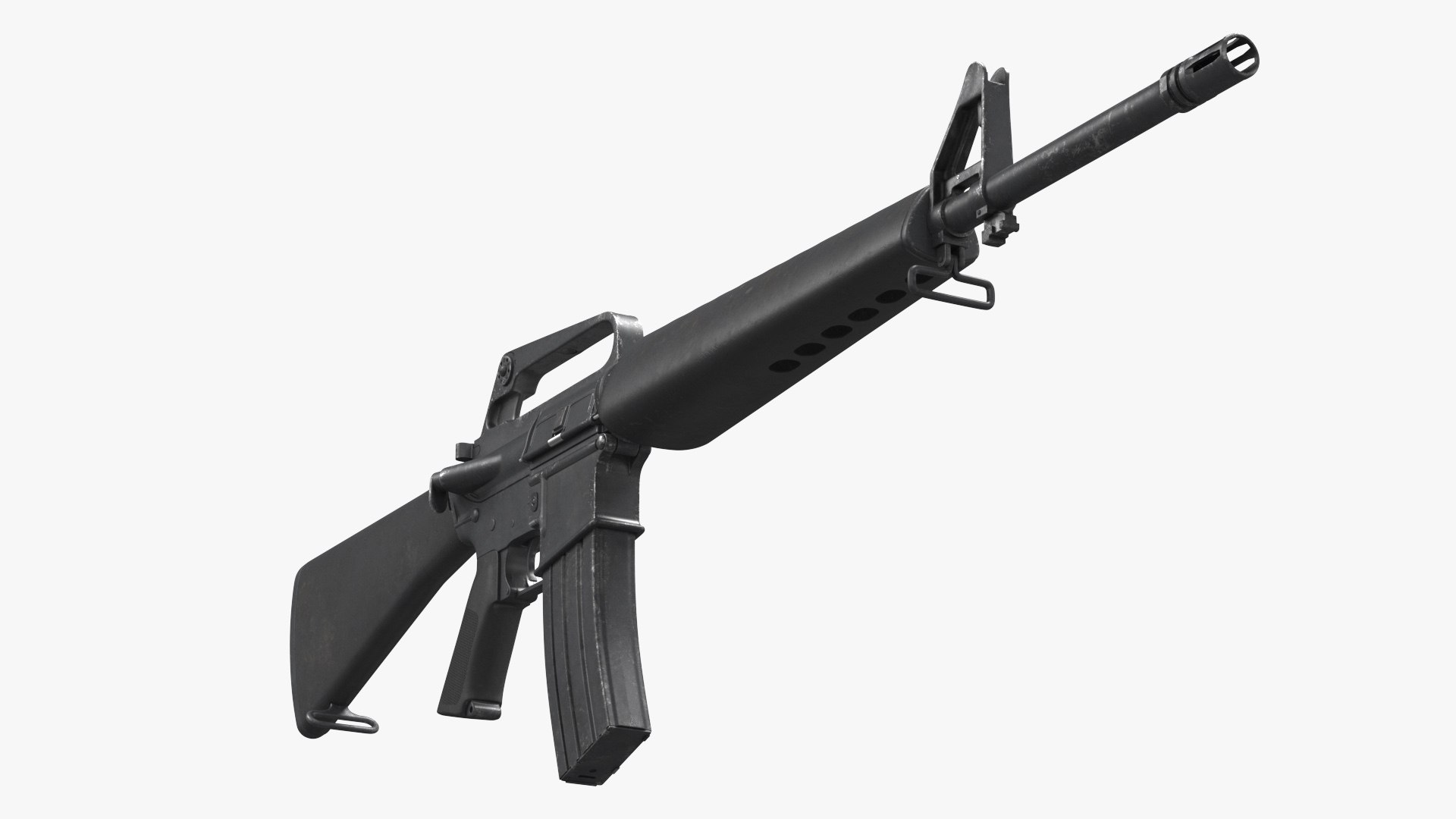 3D M16 Assault Rifle - TurboSquid 2216670