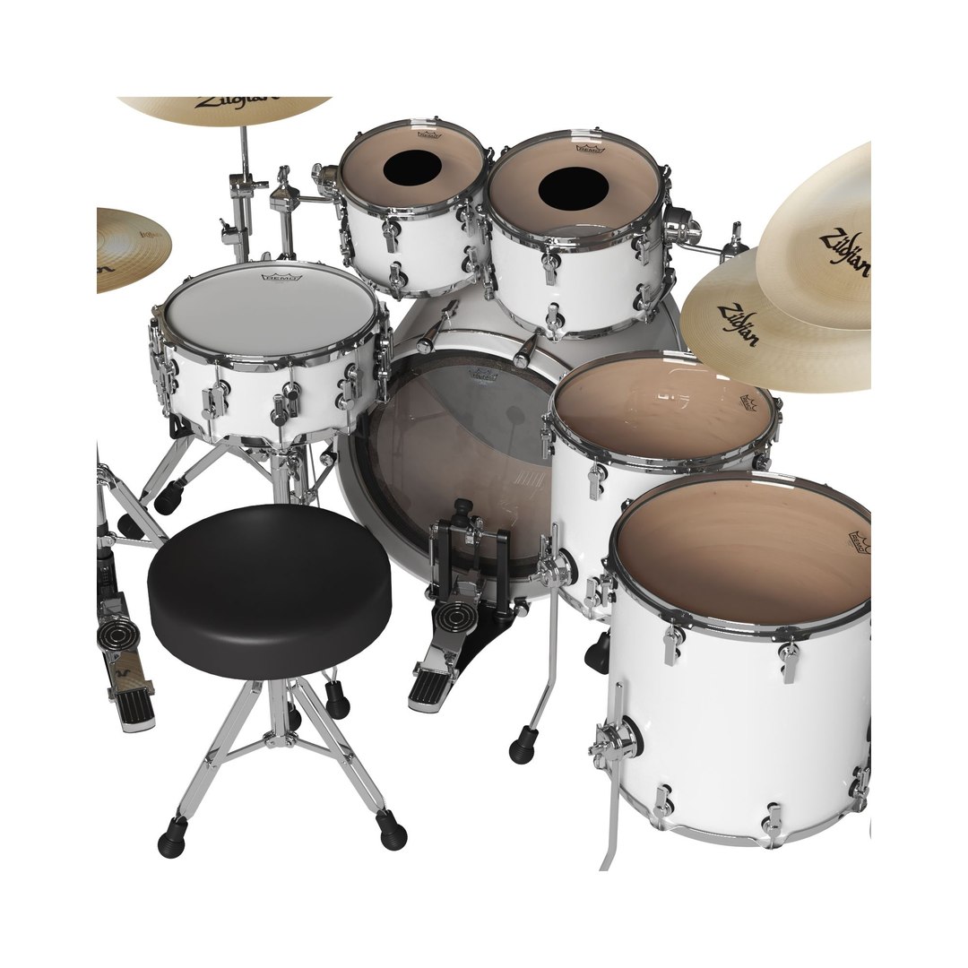 3D Model Drum Set Sonor - TurboSquid 2258562