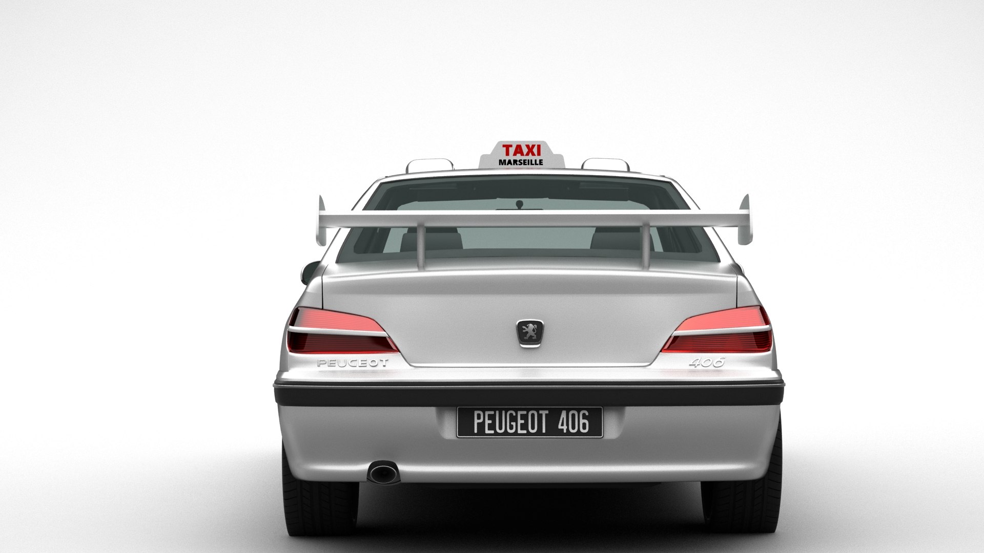 3D Peugeot 406 Taxi 2 - TurboSquid 2010877