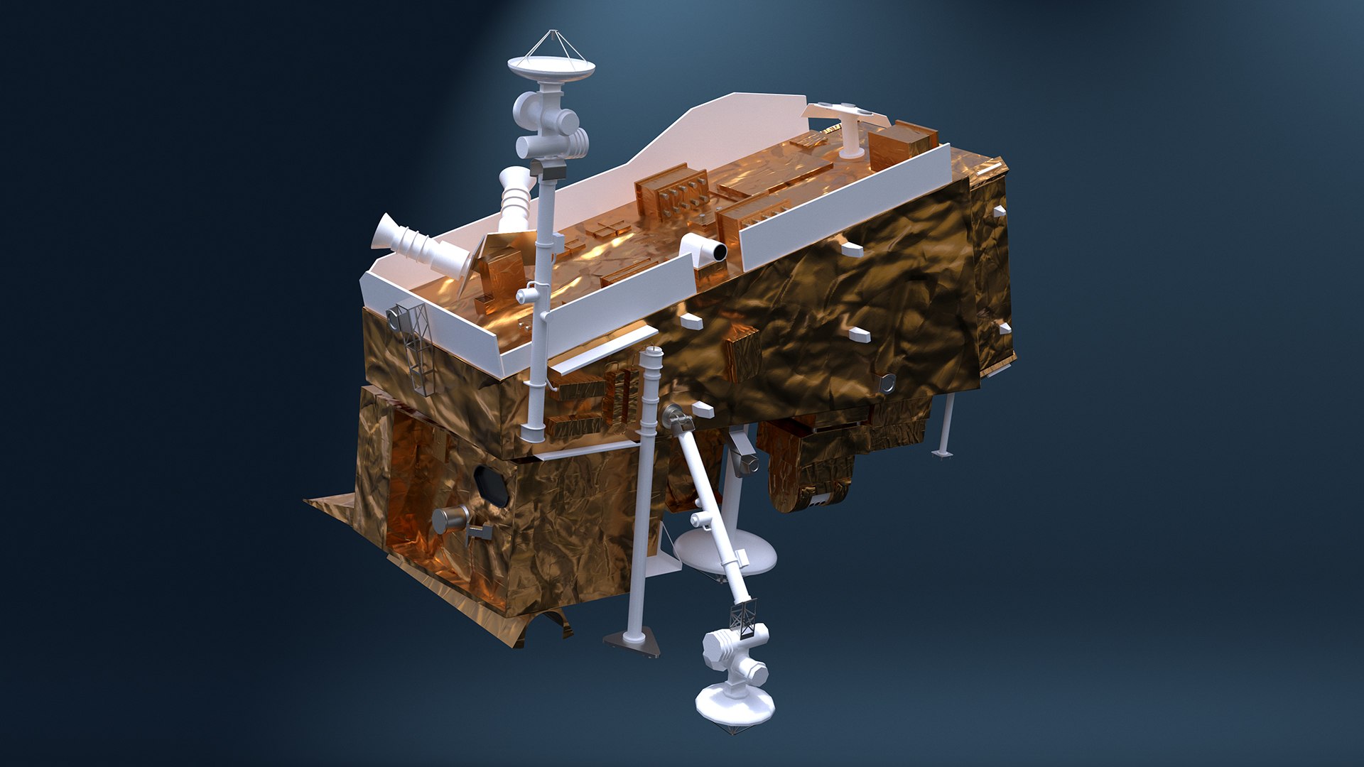 3D Model Scientific Satellite - TurboSquid 2317714