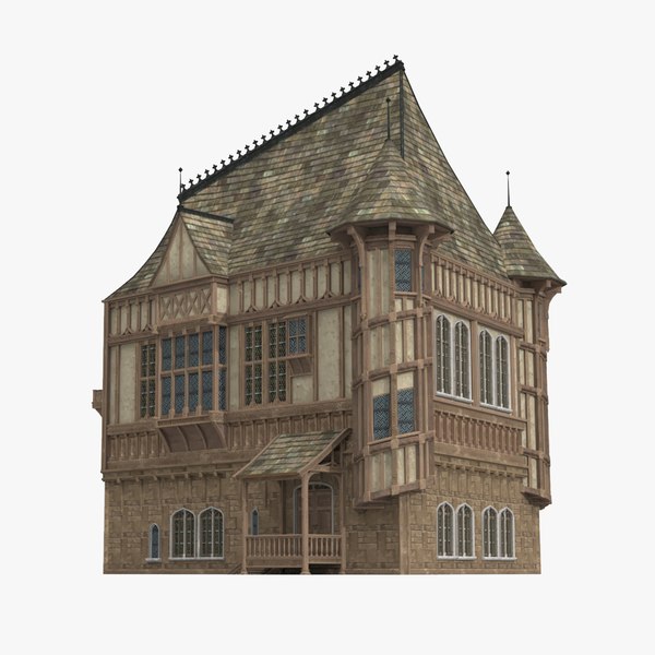 3D Medieval town buildings model - TurboSquid 1975617