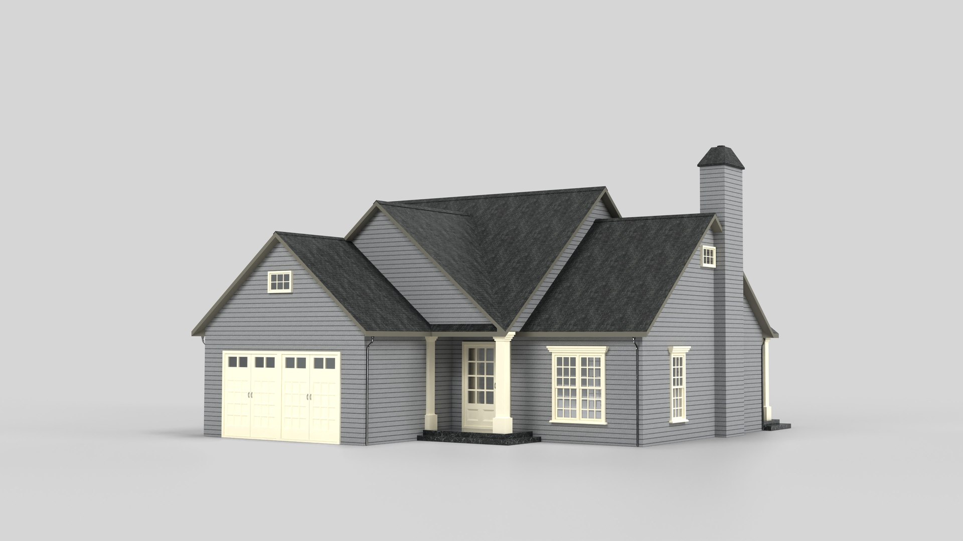 Neighborhood House 05T2 3D - TurboSquid 2212690