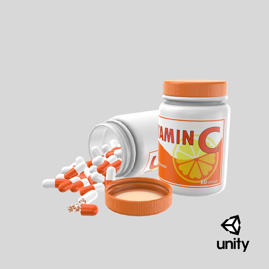 3D Plastic Jars Pills Model - TurboSquid 1556257