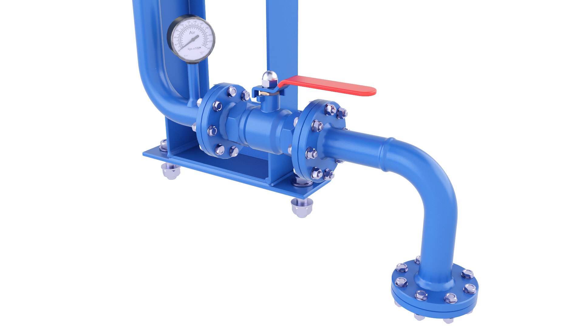 Tank pressure gas 3D model - TurboSquid 1701994