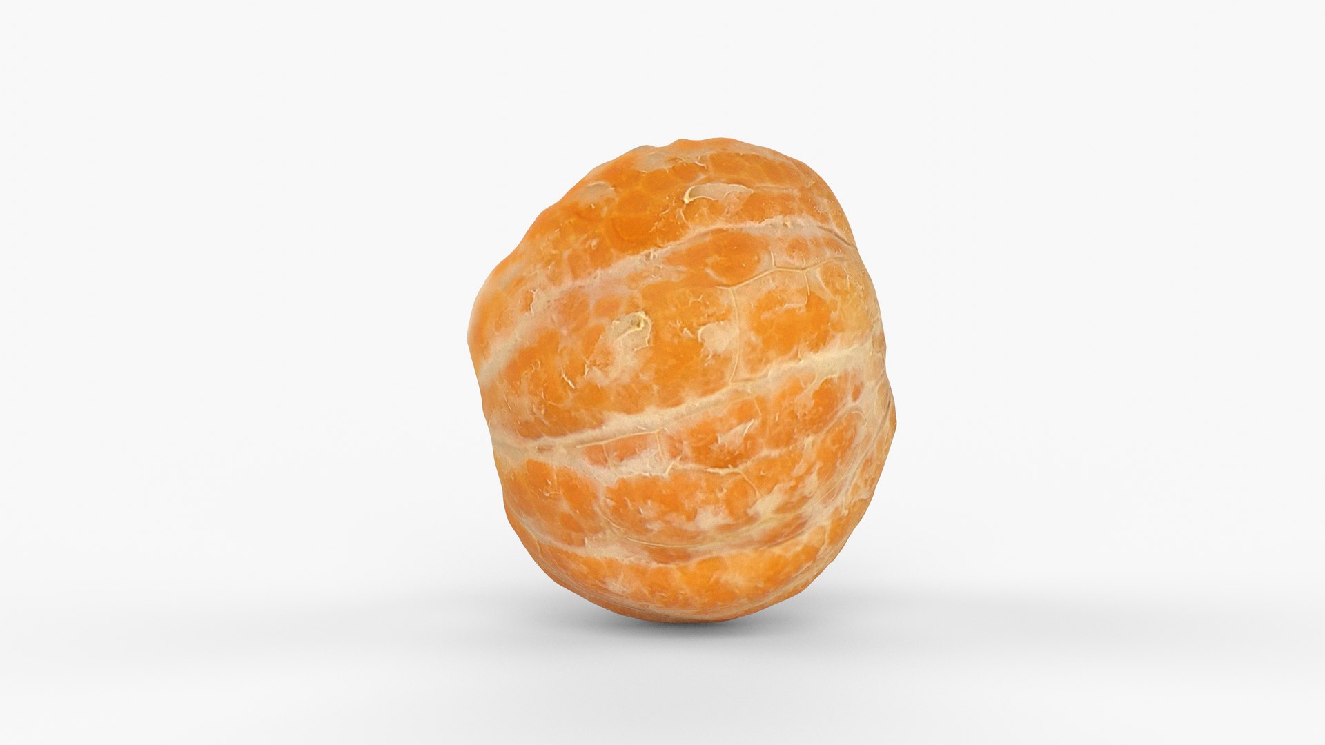 3D Model Photorealistic 3D Scan Of Half A Mandarin - TurboSquid 2304660
