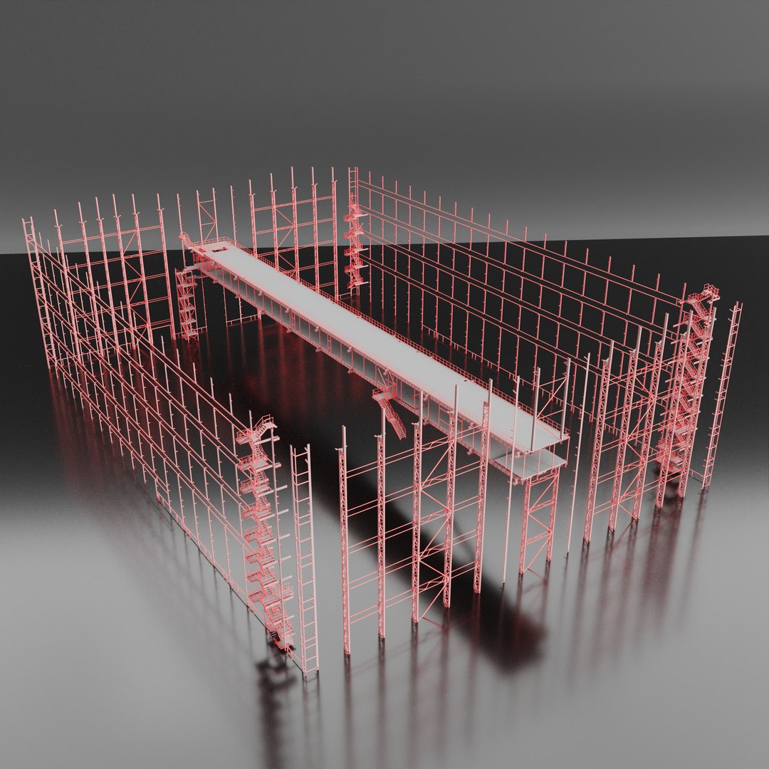 3D Industrial Metal Ramp Model - TurboSquid 2244878
