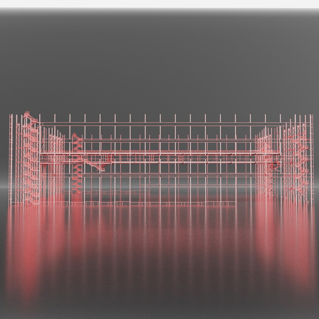 3D Industrial Metal Ramp Model - TurboSquid 2244878