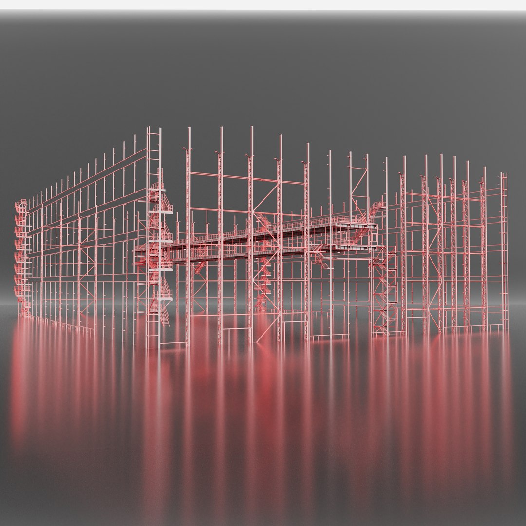 3D Industrial Metal Ramp Model - TurboSquid 2244878