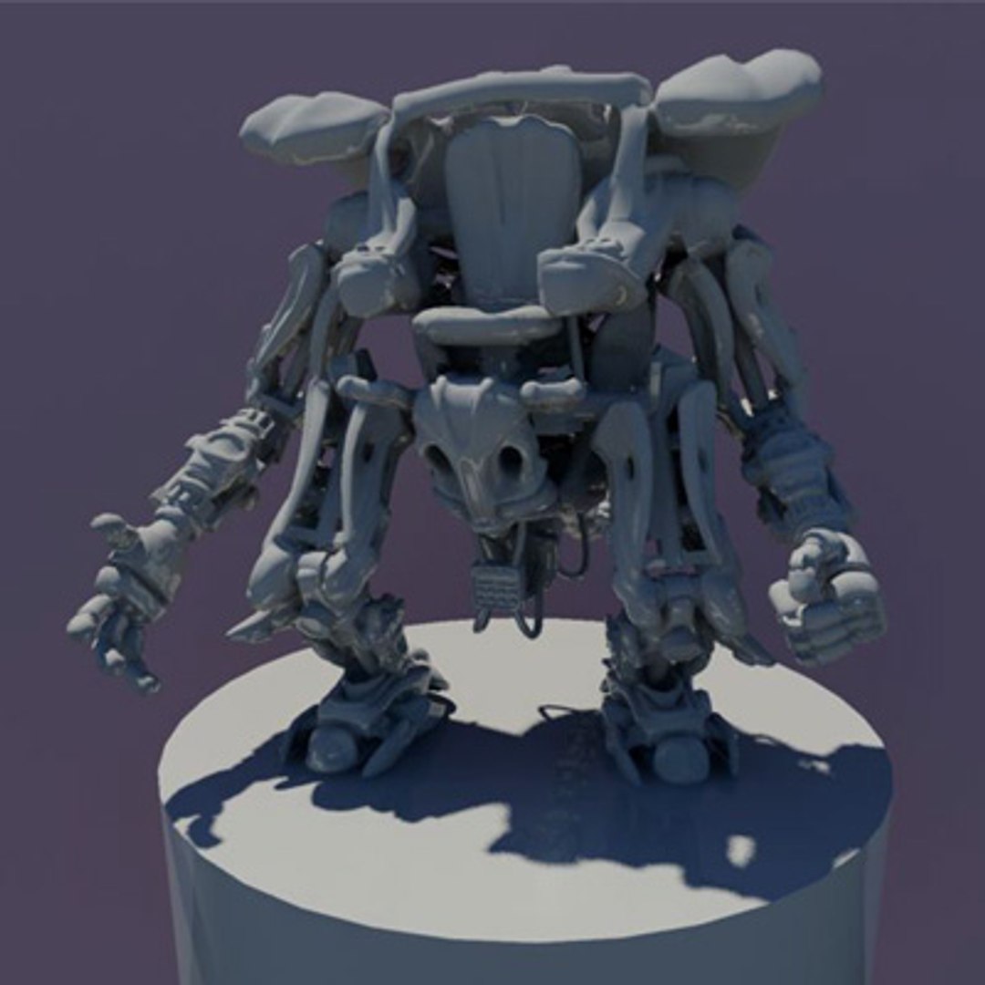 Mech Scene 3d Max