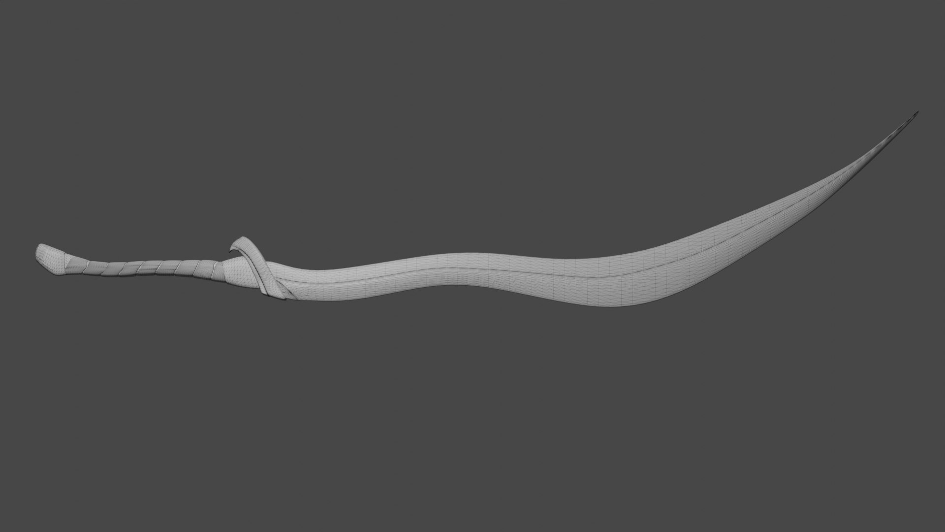 3D Curved Sword Model - TurboSquid 1970046