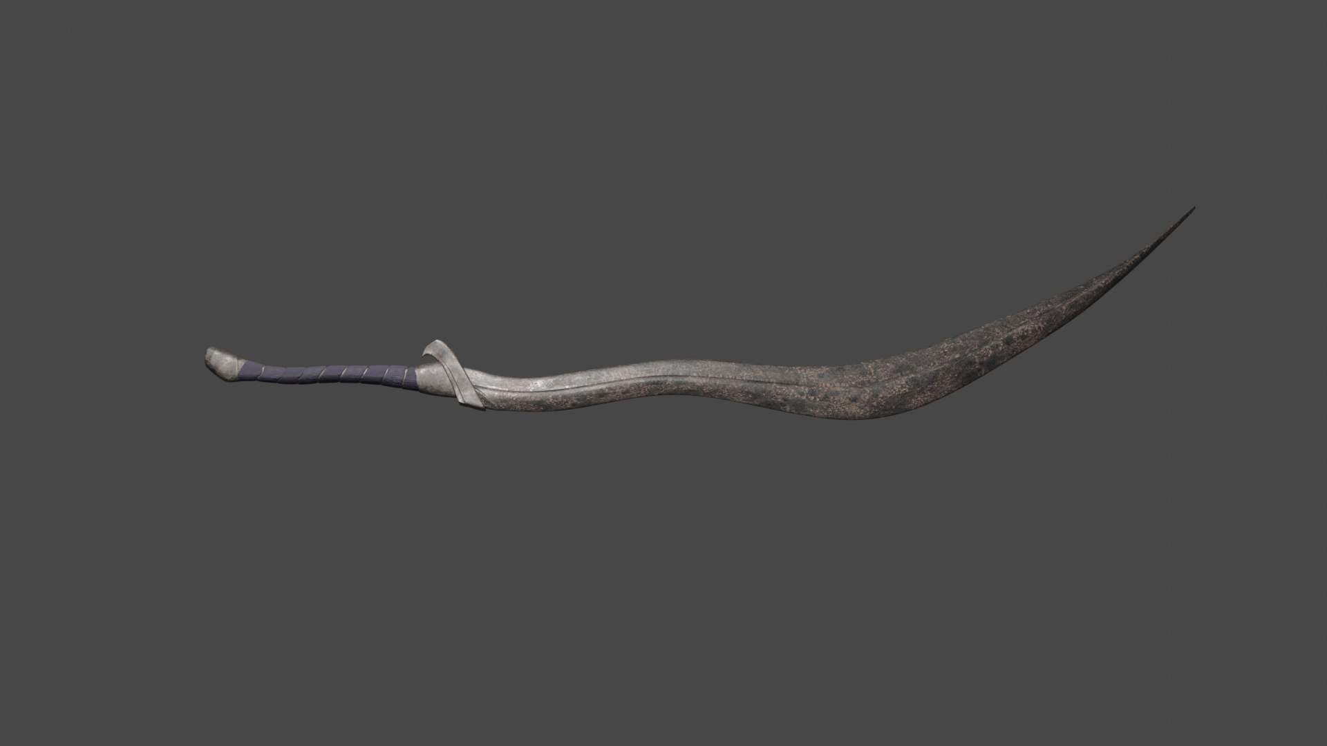 3D Curved Sword Model - TurboSquid 1970046