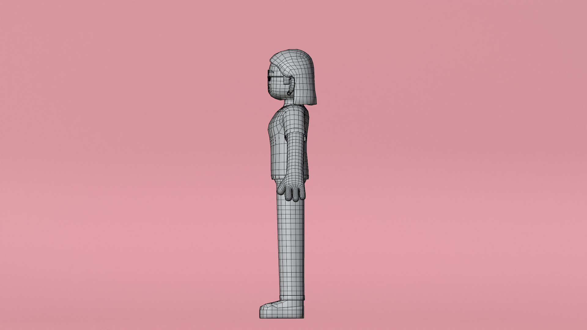 Minimal Simple Girl Cartoon Character 3D model - TurboSquid 2164039