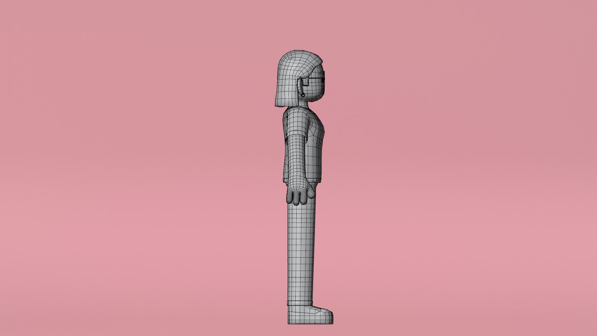 Minimal Simple Girl Cartoon Character 3D model - TurboSquid 2164039