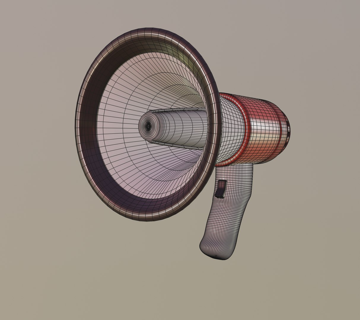 Megaphone 3D Model - TurboSquid 1479895