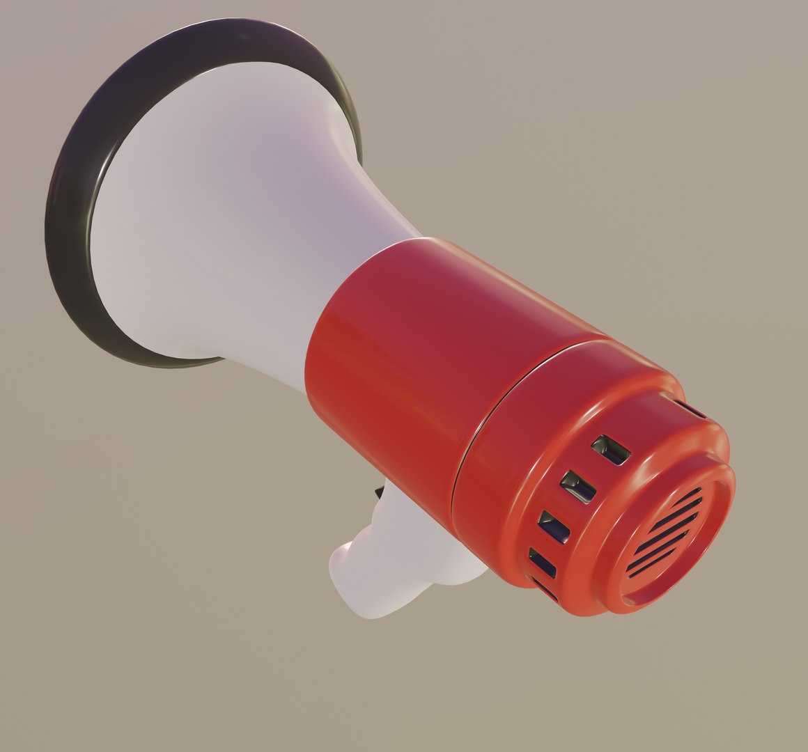Megaphone 3D Model - TurboSquid 1479895