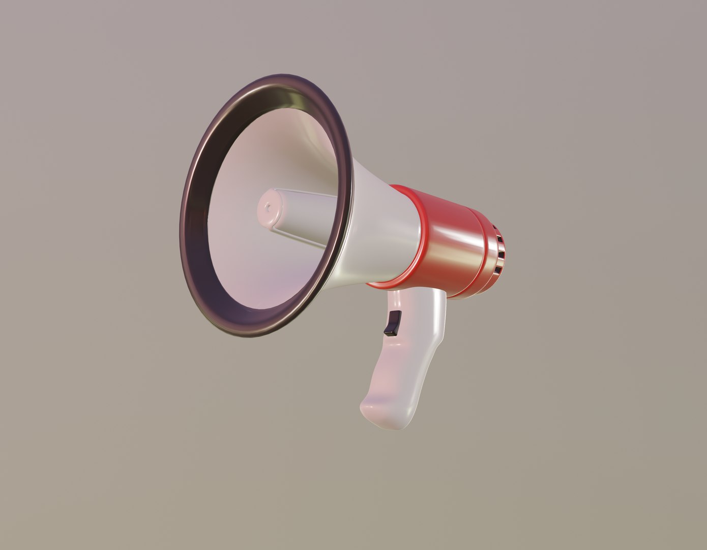 Megaphone 3D Model - TurboSquid 1479895