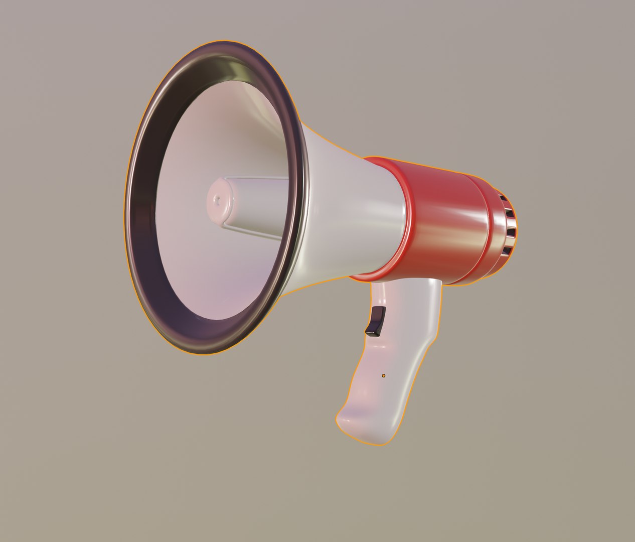Megaphone 3D Model - TurboSquid 1479895
