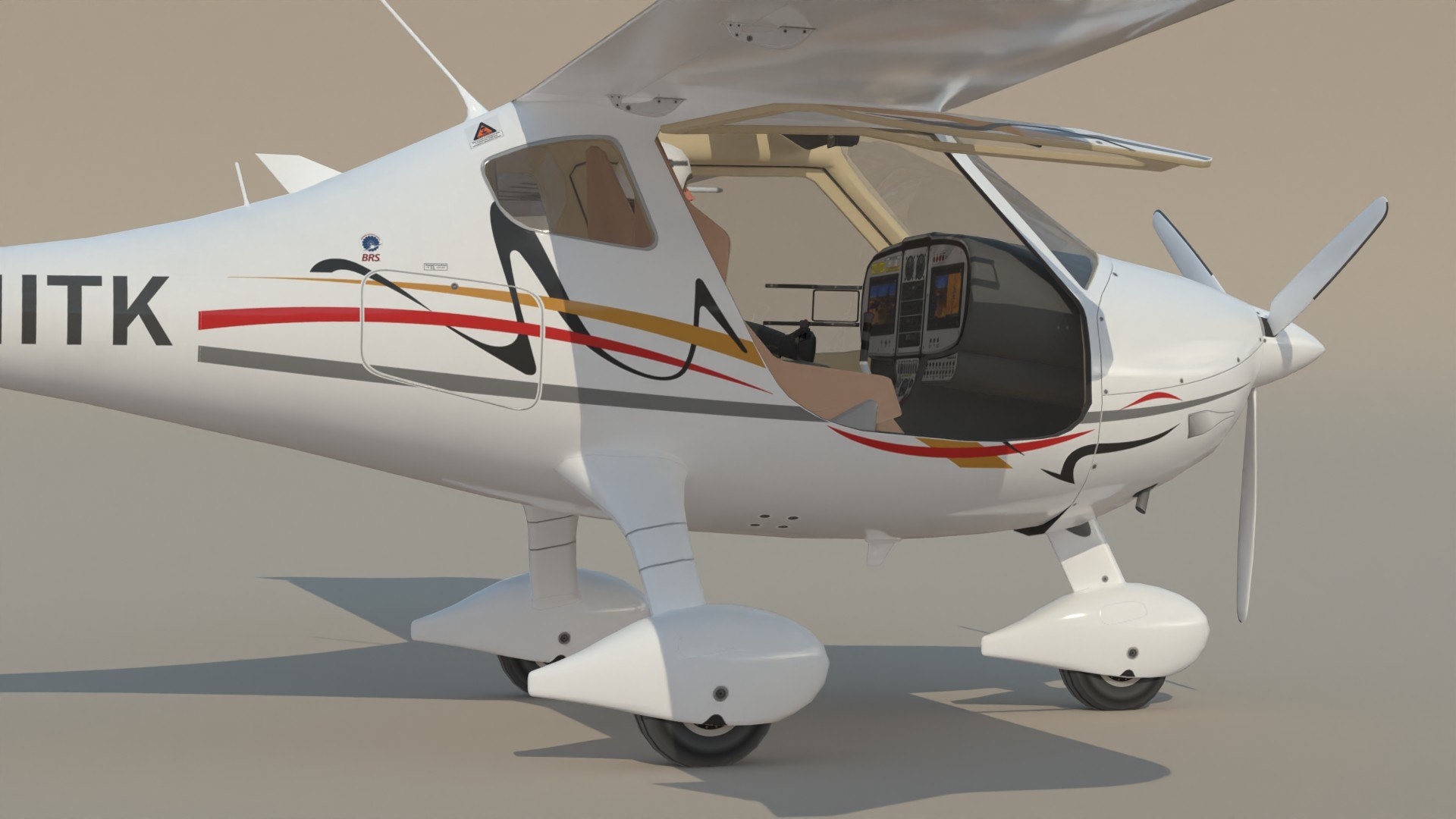 3D CTLS Flight Design SC Model - TurboSquid 2288800