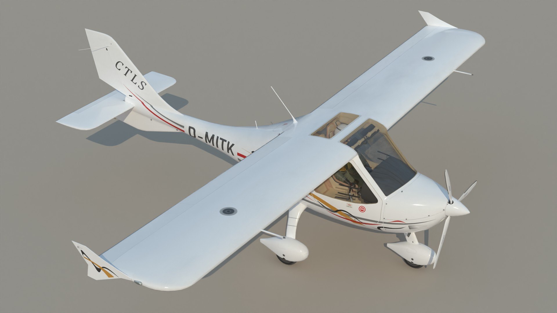 3D CTLS Flight Design SC Model - TurboSquid 2288800