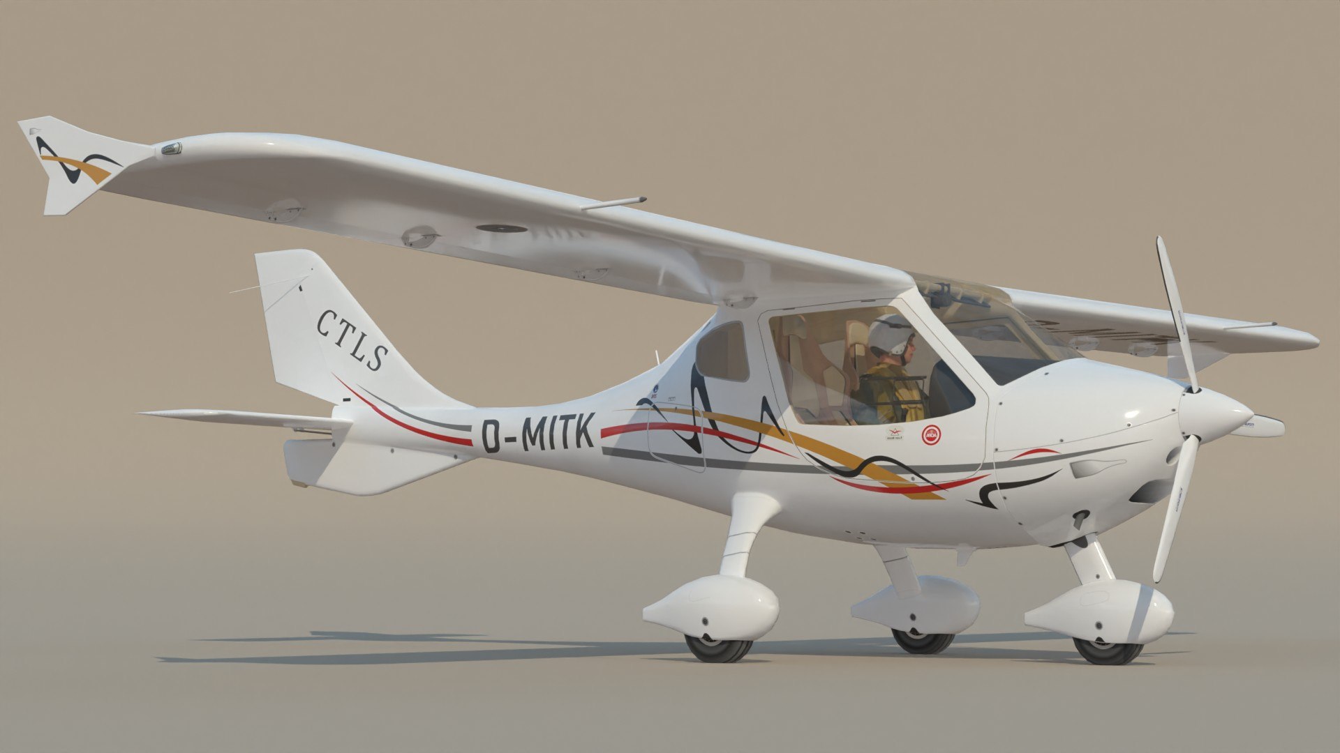3D CTLS Flight Design SC Model - TurboSquid 2288800