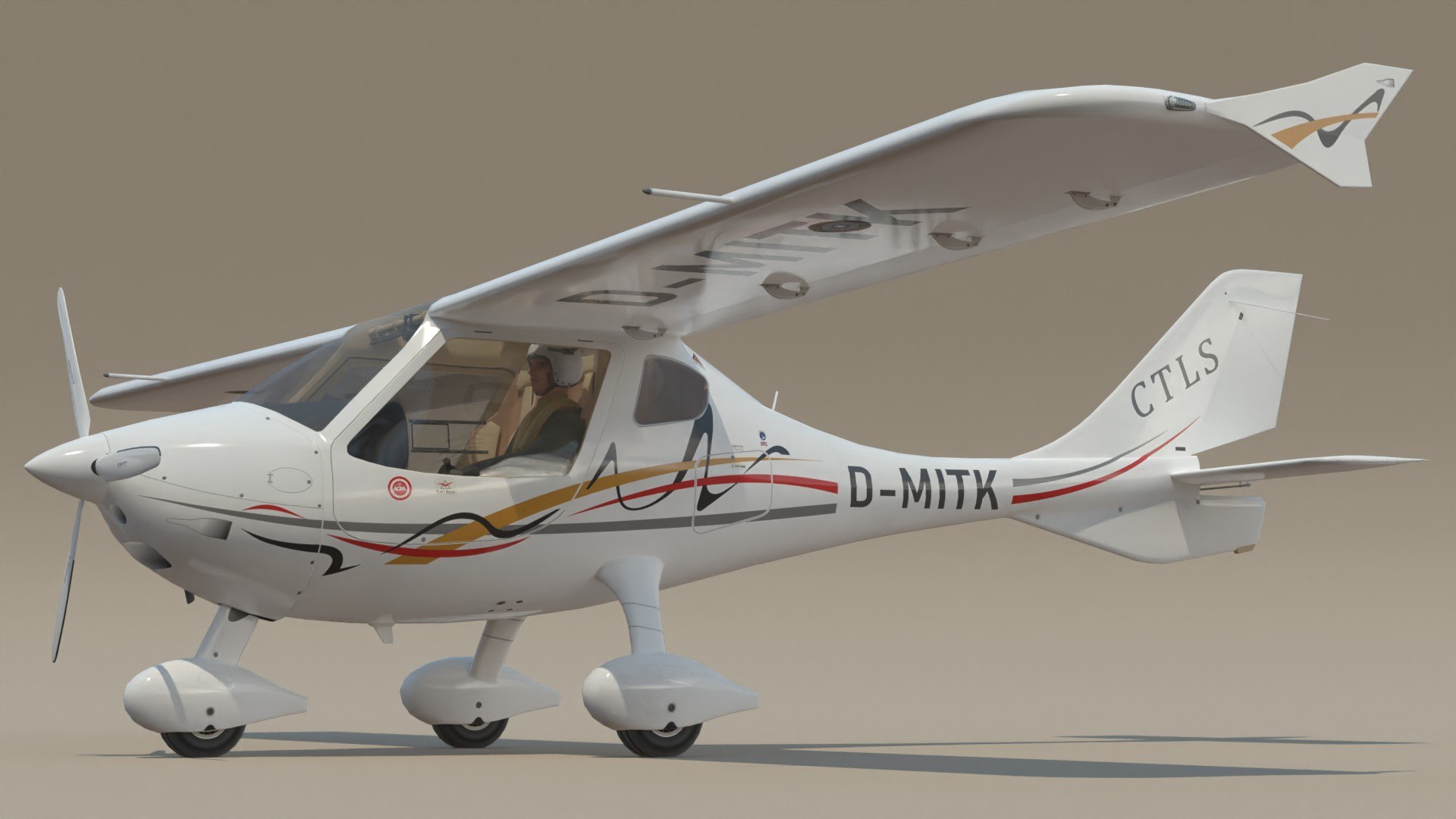 3D CTLS Flight Design SC Model - TurboSquid 2288800