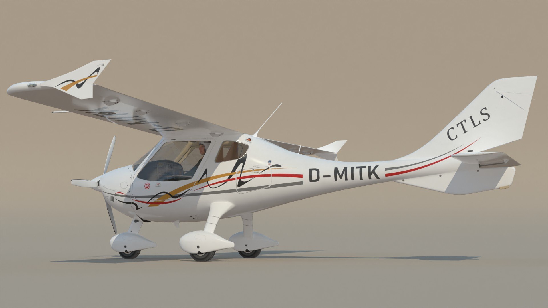 3D CTLS Flight Design SC Model - TurboSquid 2288800