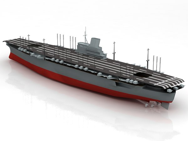 modelo 3d Portaaviones japonés Shinano 3D - TurboSquid 1786436