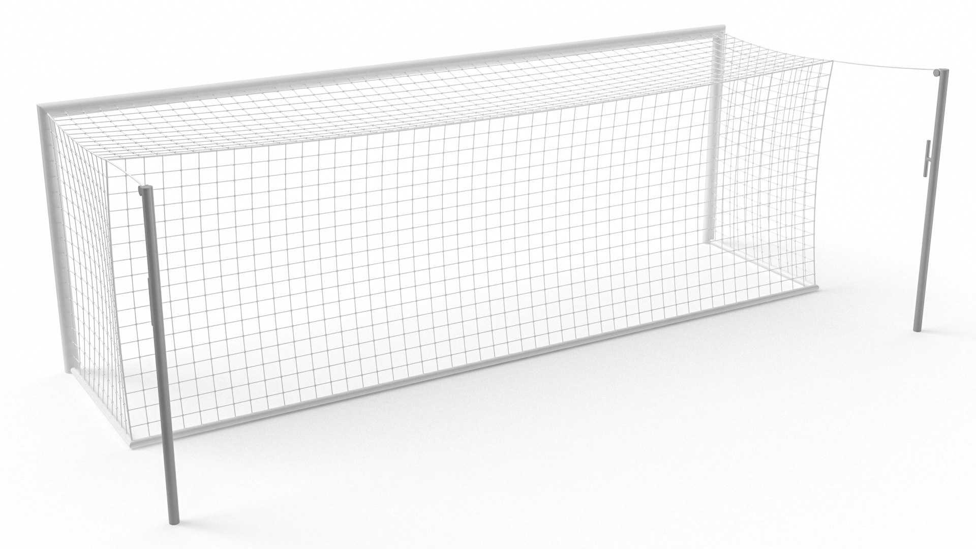 Soccer Goal 01 3D - TurboSquid 2055658