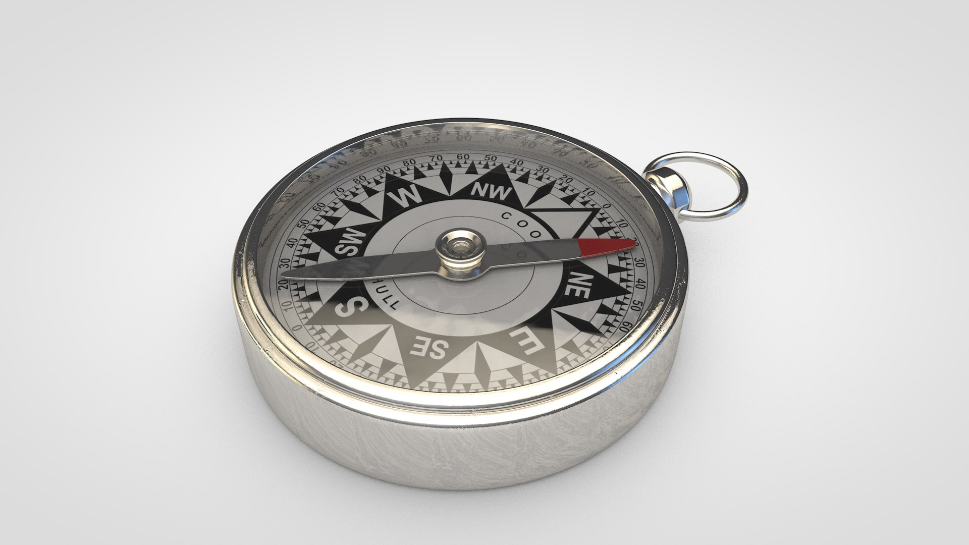 3d model compass