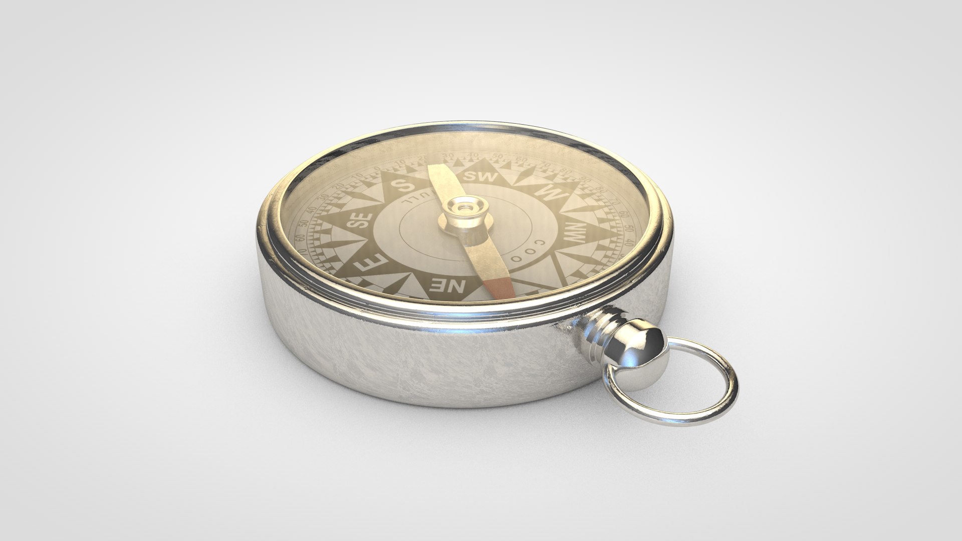 3d model compass