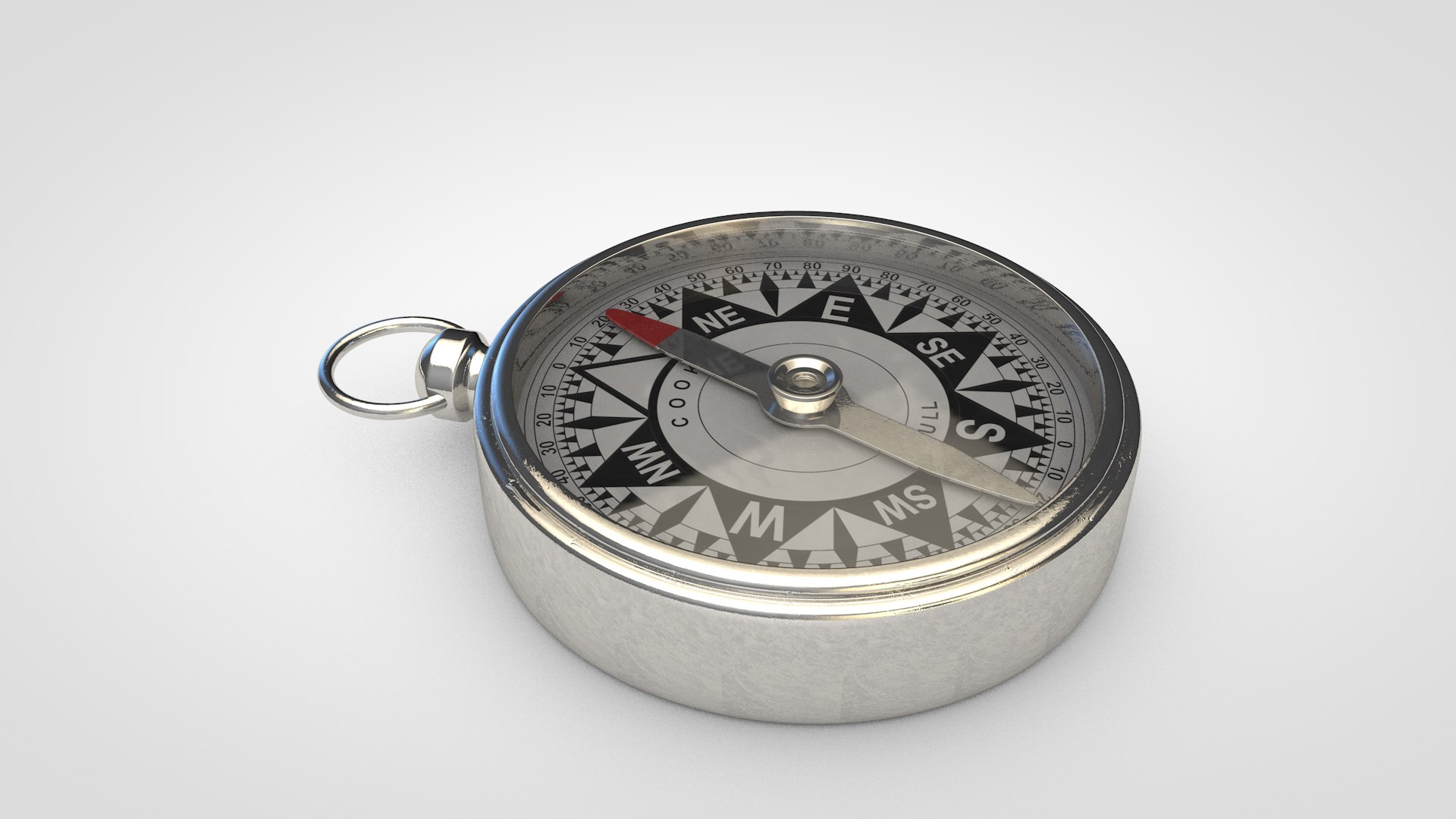 3d model compass