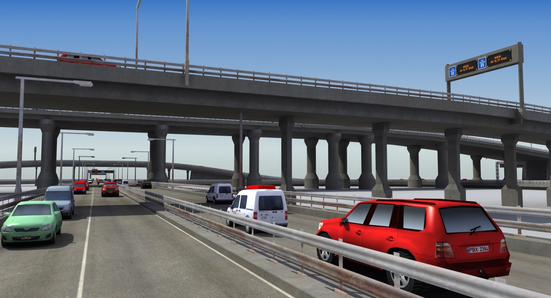 3d Model Freeway Intersection