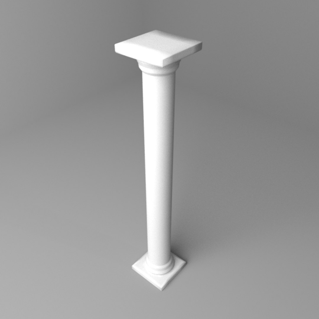 3D Pillar 1 - TurboSquid 1572700