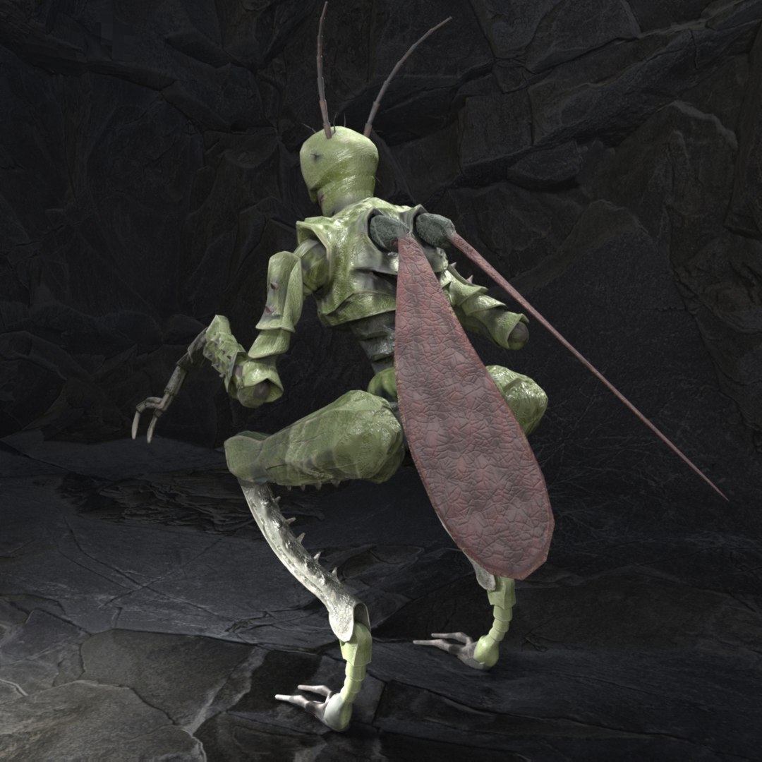 Grasshopper Mutant 3D Model - TurboSquid 1629558