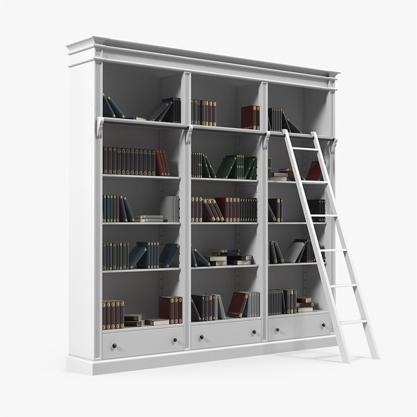 Free Blender Bookshelf Models | TurboSquid