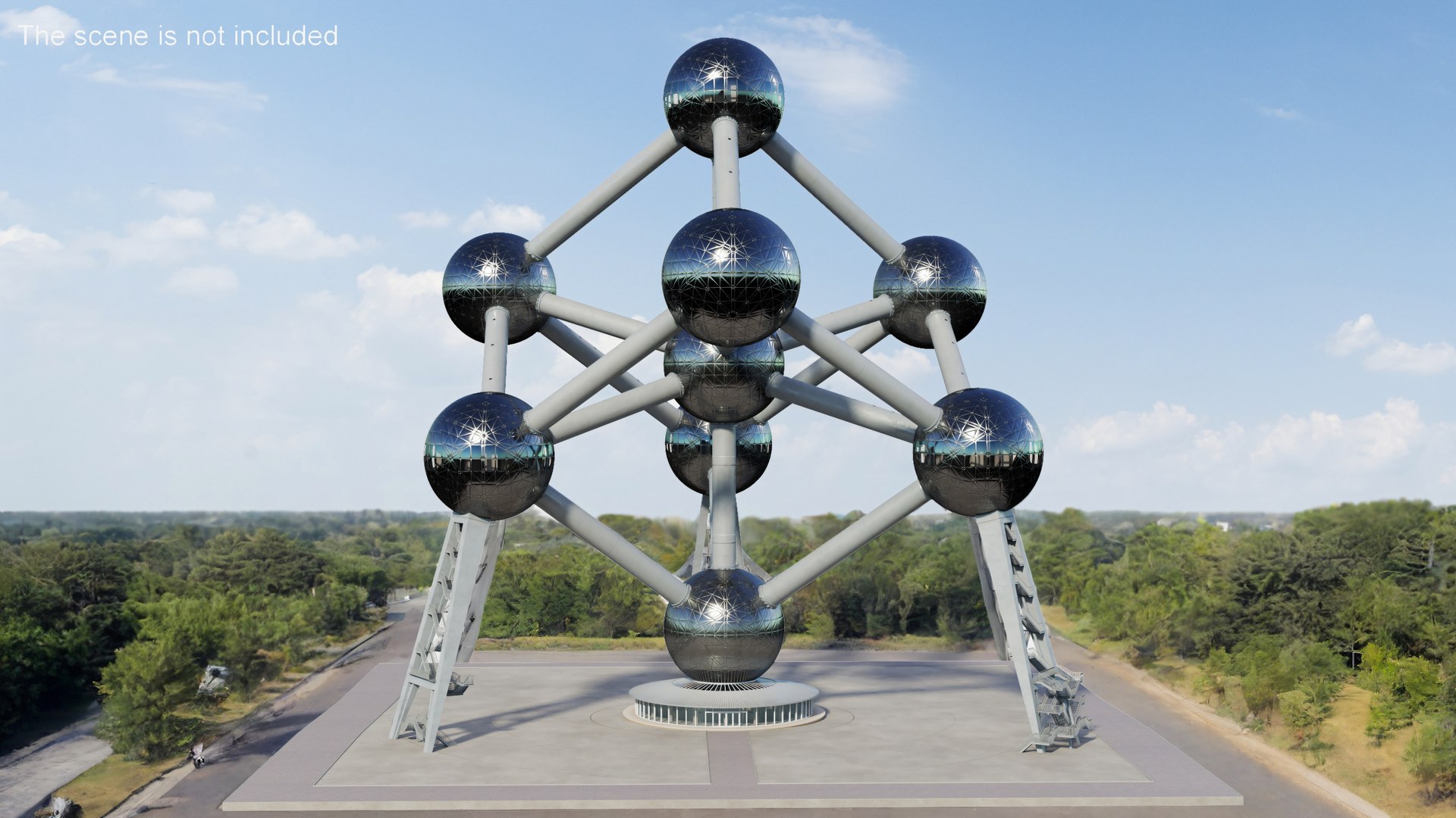 Atomium Building In Brussels 3D Model - TurboSquid 2217157