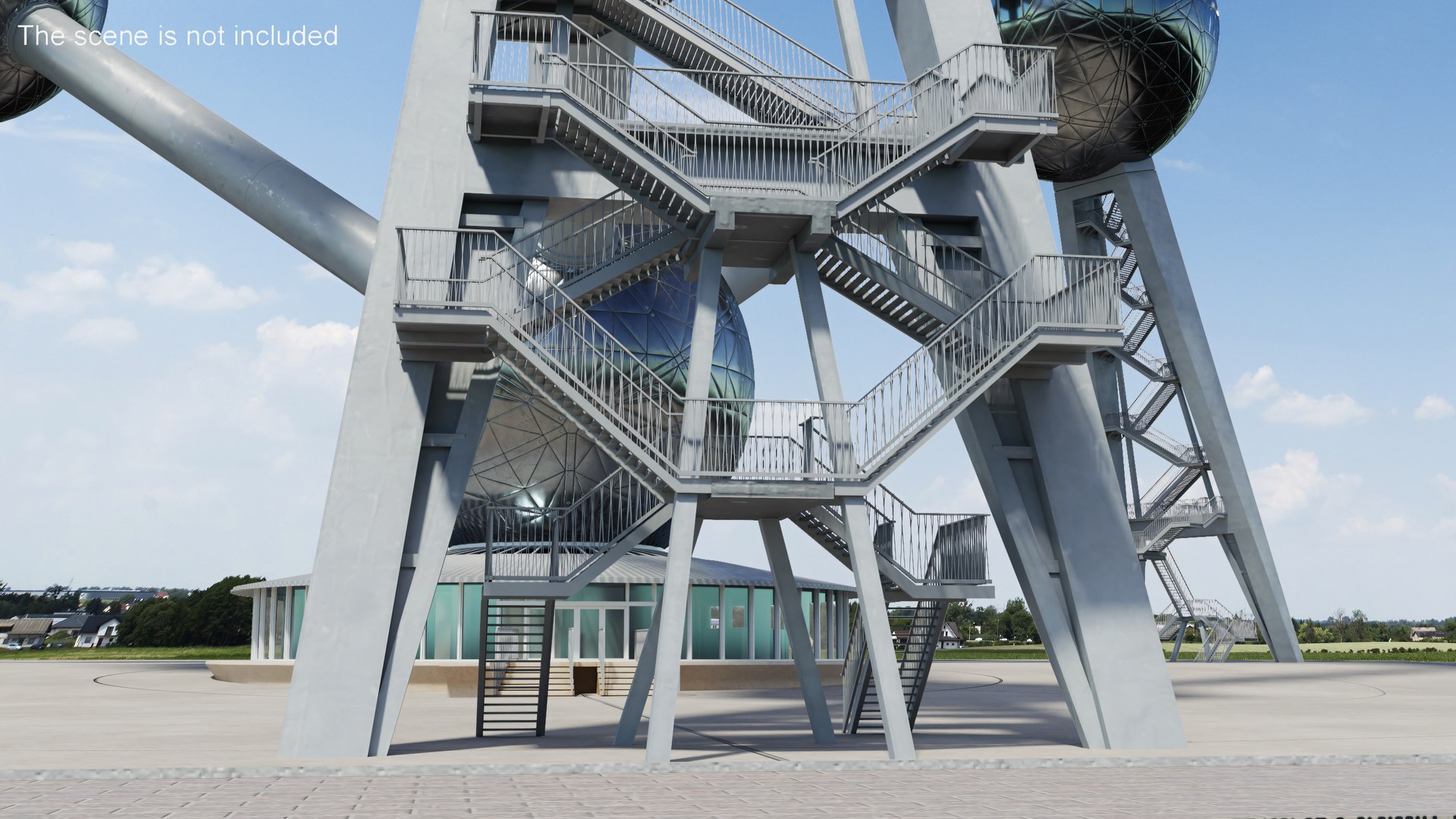 Atomium Building In Brussels 3D Model - TurboSquid 2217157